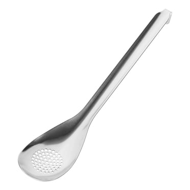 Winco 3 oz. Commercial Beige Solid Portion Spoon with Plastic Handle ...