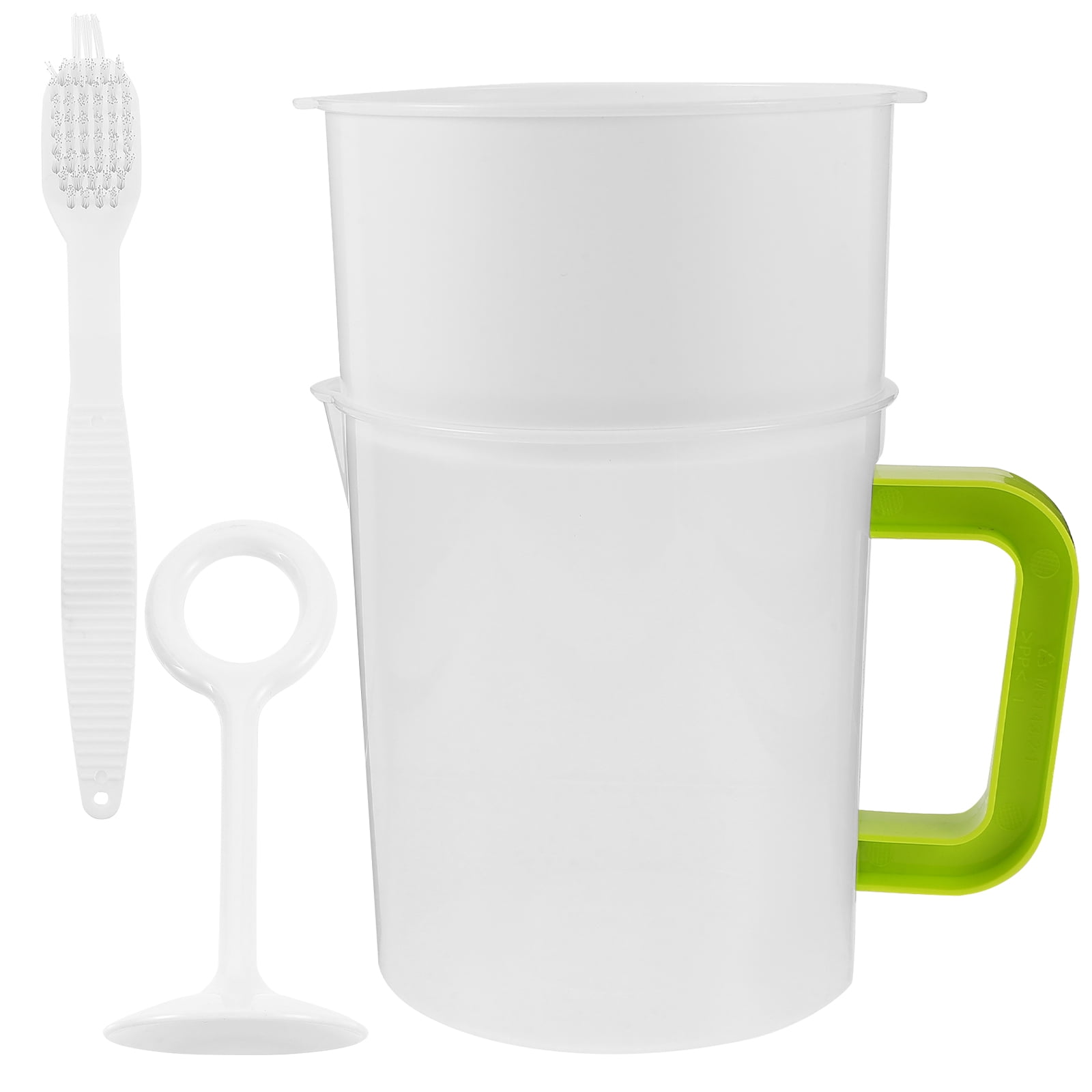 LIYUNMIAO Soy Milk Filter Cup Set Greek Yogurt Strainer Maker - Walmart.com