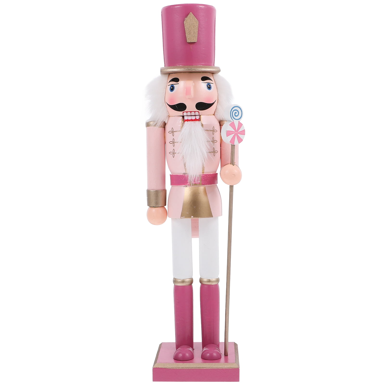 LIYUNMIAO Wooden Nutcracker Figurine Wood Nutcracker Desktop Decor ...