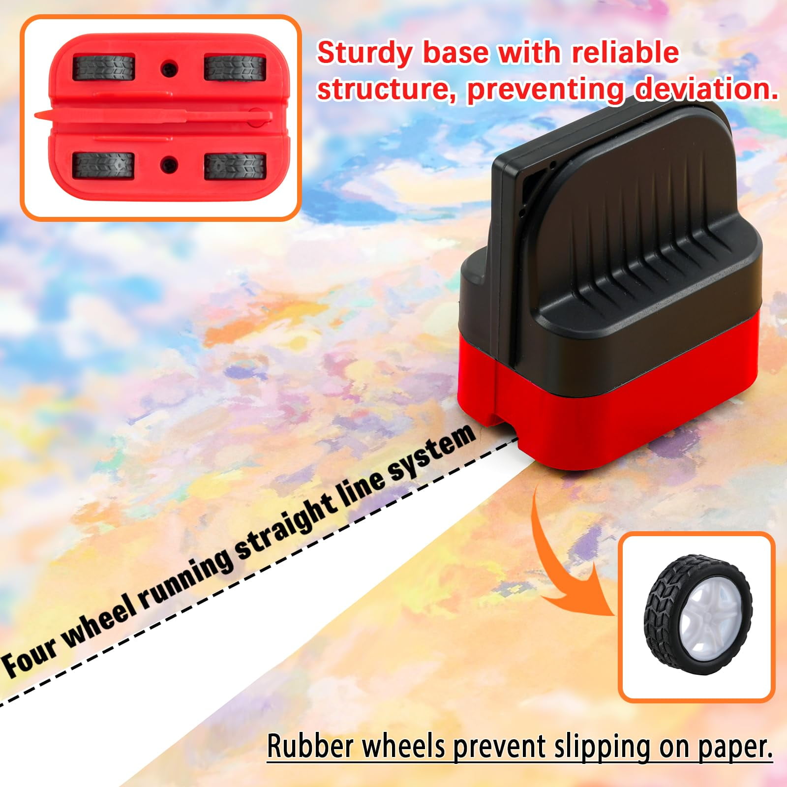 LIZAAL 2-Pack Wrapping AJH3 Paper Cutter with Wheels | Straight Line ...