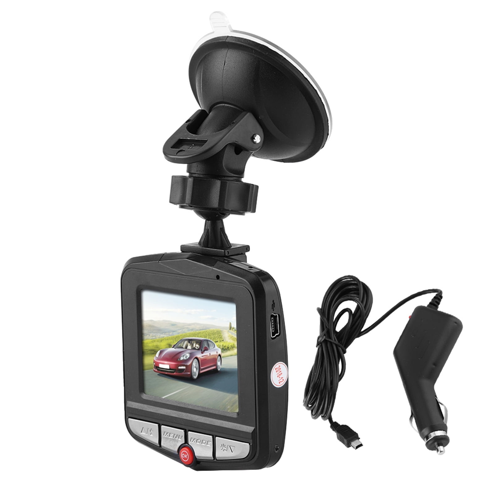LIZEALUCKY Car Driving Recorder, Lens D-ash Cam with Mounting Bracket ...