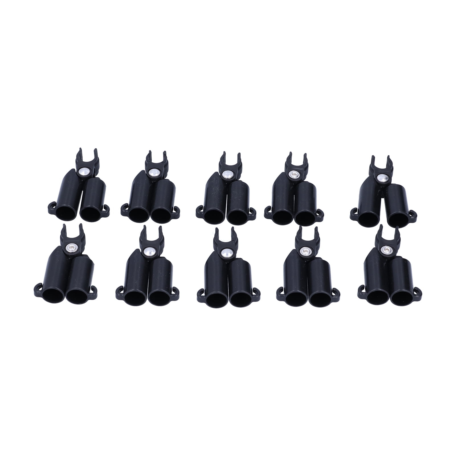 LIZEALUCKY Garden Stakes,10PCS A-Type Connecting Joint Fixed Clip Plant ...