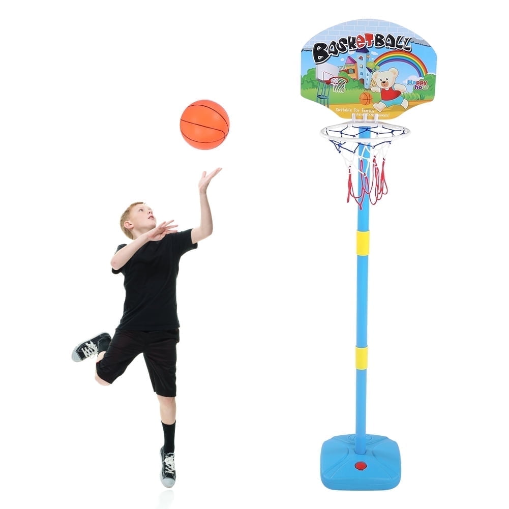 LIZEALUCKY Kids Basketball Hoop with Stand Adjustable Height 2-in-1 ...