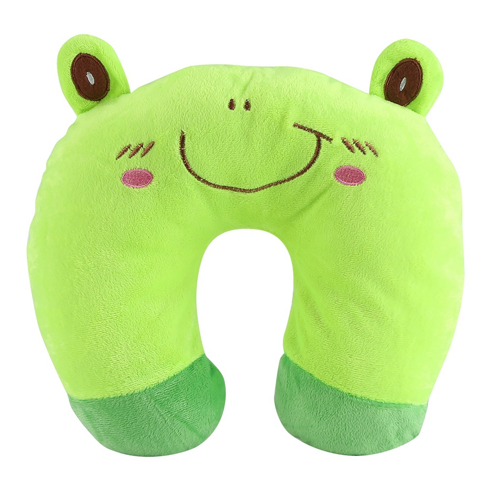 LIZEALUCKY Toddlers Neck Pillow, Frog Cartoon Design, U-Shape PP Cotton ...