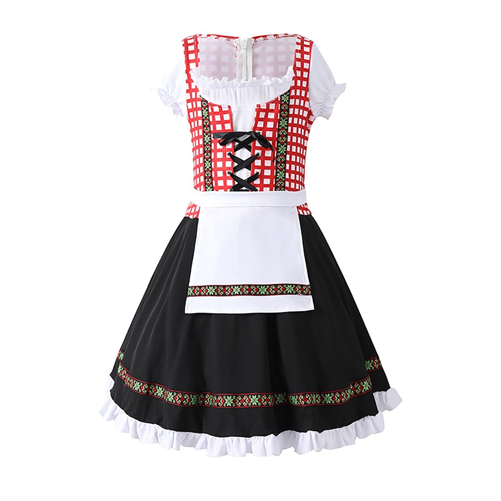 LIZENG Short Sleeve Mesh Princess Flower Girl Dresses Oktoberfest Kid ...