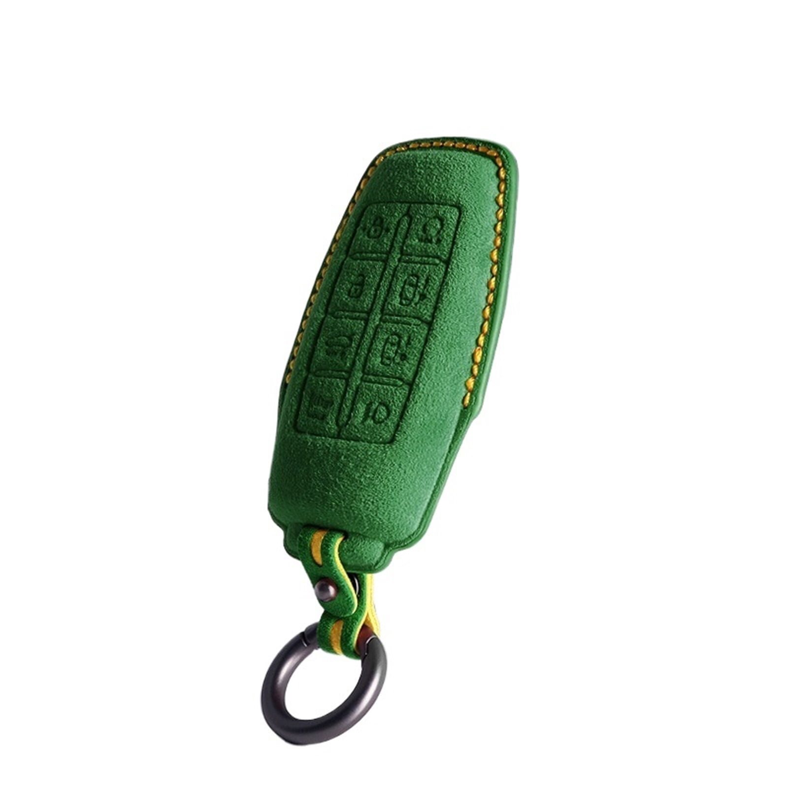 LIZZ Suede Fit For Genesis G80 GV70 GV80 2019 2020 2021 2022 Car Key ...