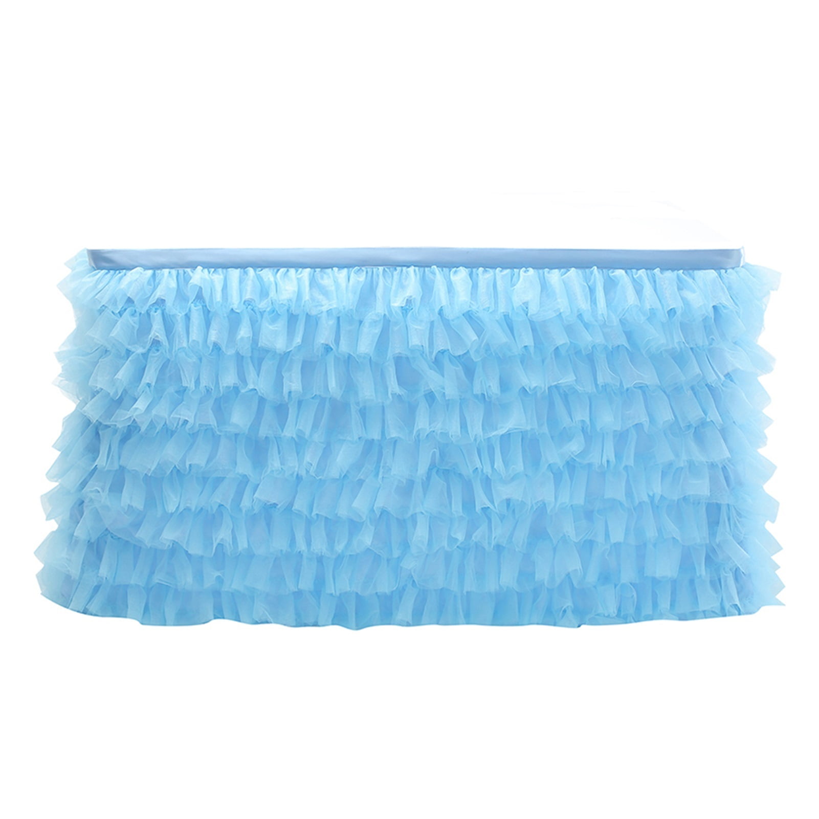 LIZZ Table-Skirt Cloth Tutu Tulle Table Skirt For Wedding Decor Shower ...