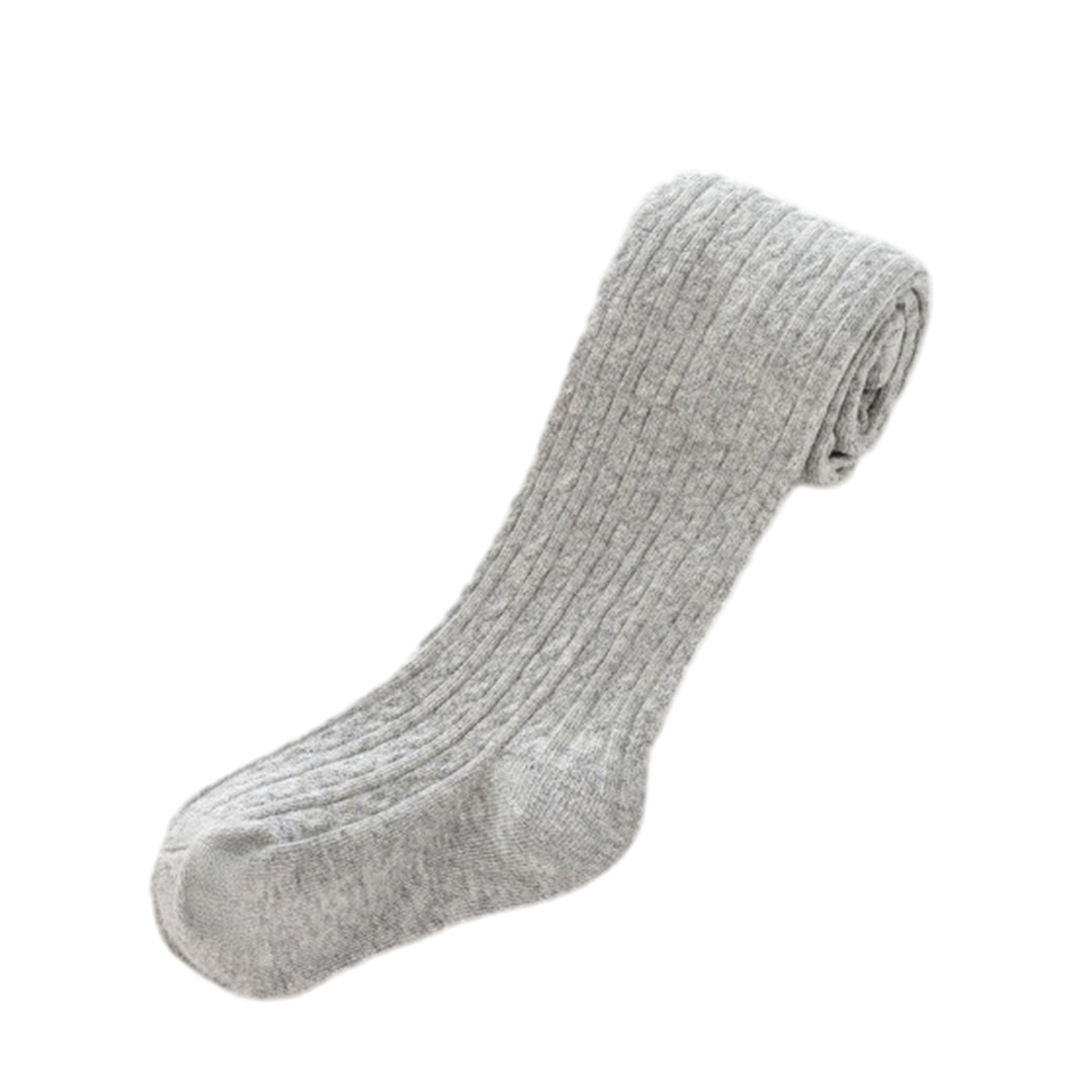 LIaqionyy Baby Girls Cable Knit Tights Stretchy Footed Winter Warmth ...
