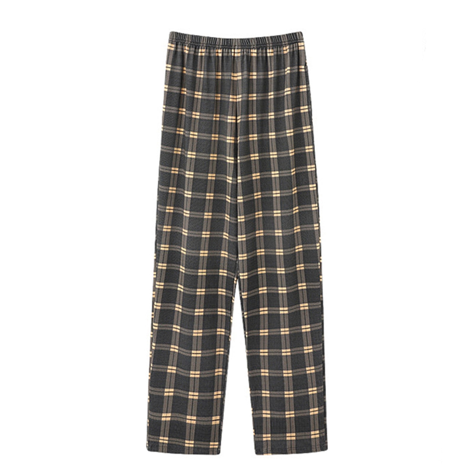 LIaqionyy Big and Tall Pajama Pants for Mens Plaid Bottoms Loose Long ...