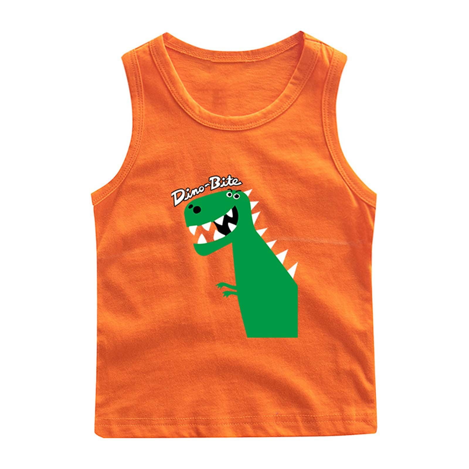 LIaqionyy Toddler Boys Girls Sleeveless Tank Tops Kids Summer Cotton ...