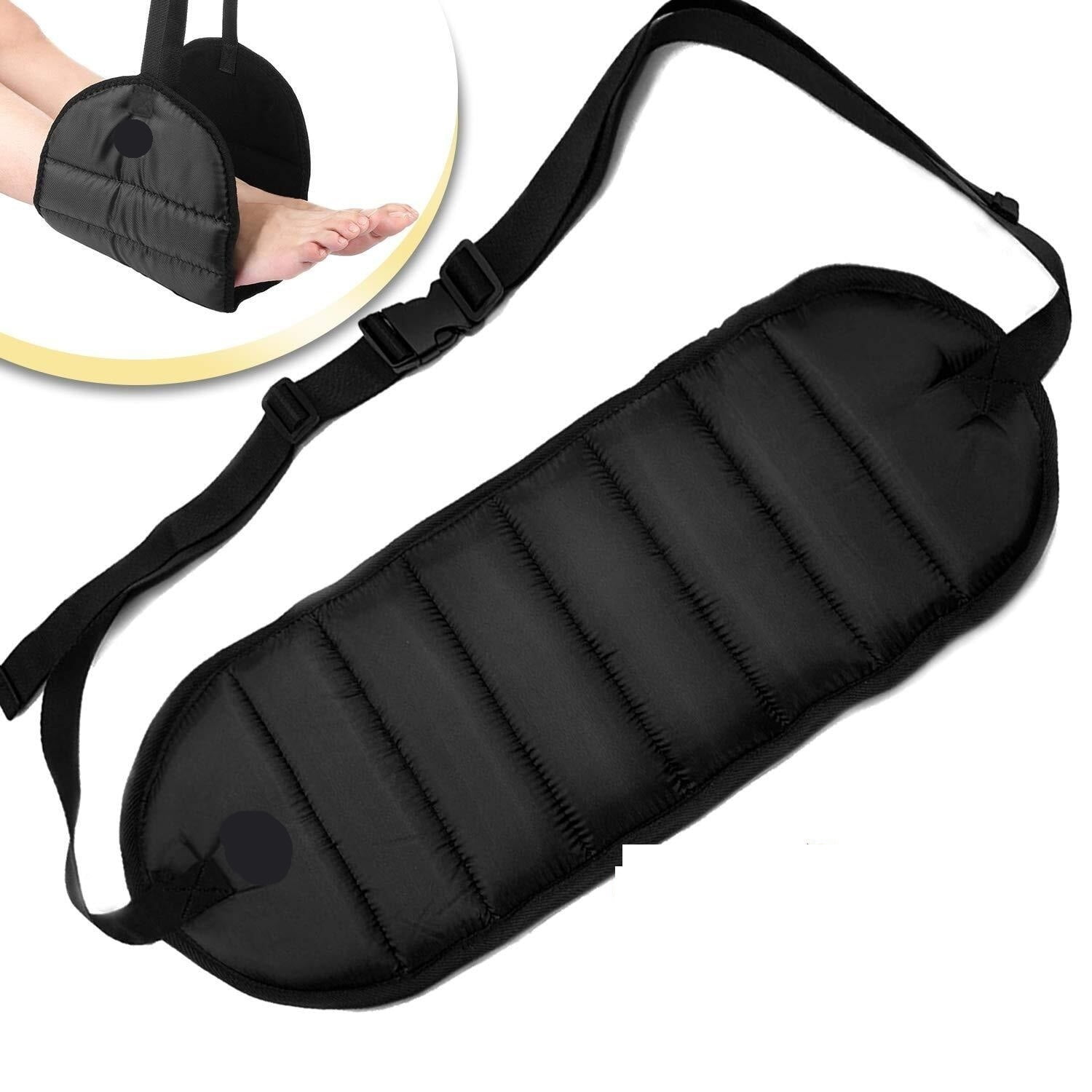 LIgb Airplane Travel Footrest - Flight Leg Hammock to Prevent Pain and ...