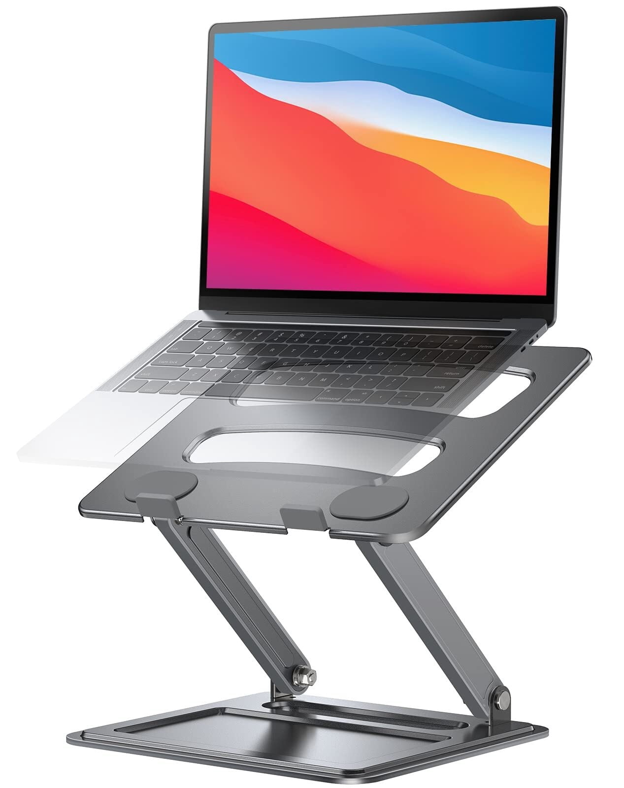 LIgb Desktop Laptop Stand, Adjustable and Foldable Laptop Stand for 10 ...