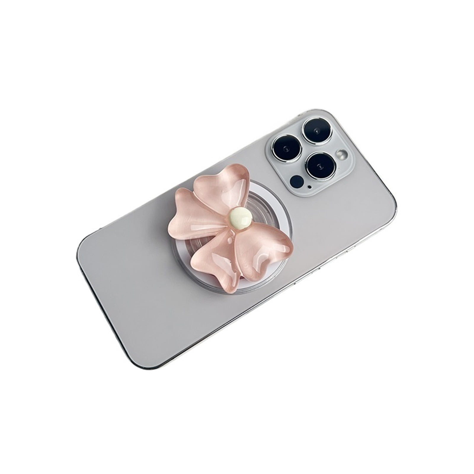LIgb Magnetic Folding Phone Holder Cute Bow Socket Talk Grip For ...