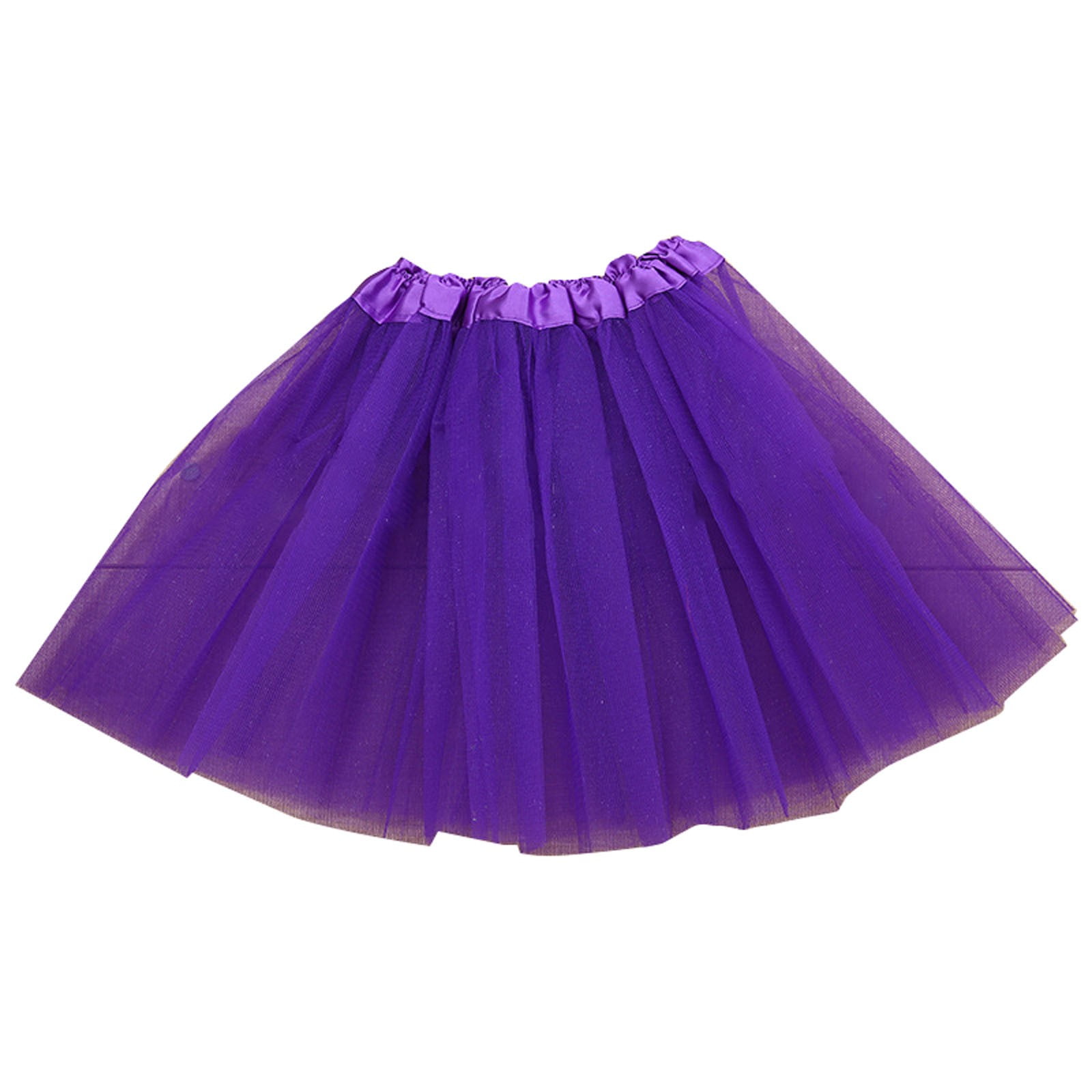 REDARER Girls 3 Layered Tulle Tutu Skirt with Lining,Princess Ballet ...