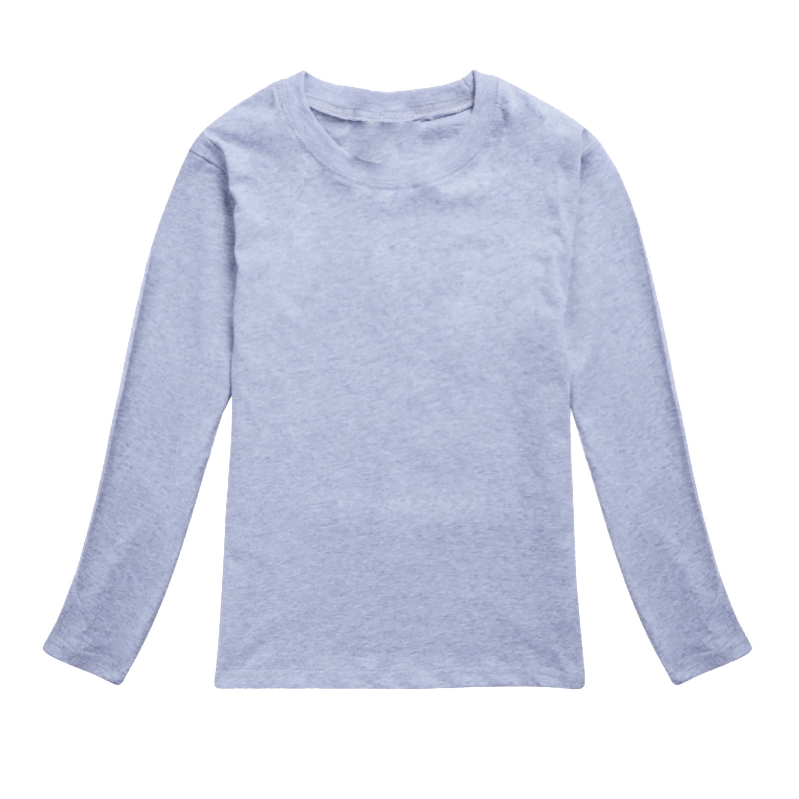REDARER Girls Basic Long Sleeve Shirts Cotton Round Neck Toddler Active ...