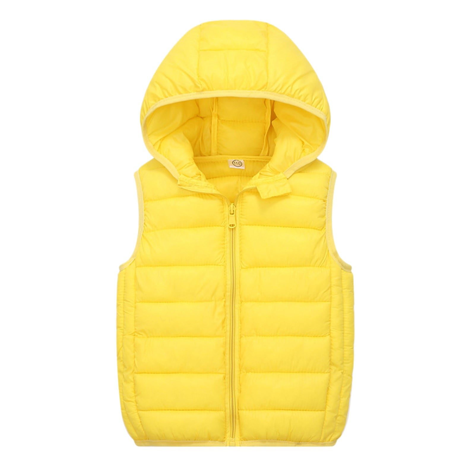 LIhncine Girls Puffer Vest Lightweight Sleeveless Jackets Hooded Winter ...