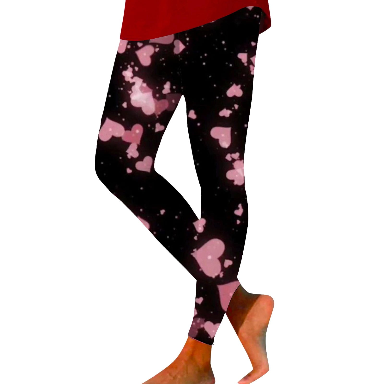 LIhncine Leggings For Women Women Valentine's Day Print Tights Leggings ... LIhncine Leggings For Women Women Valentine's Day Print Tights Leggings ...