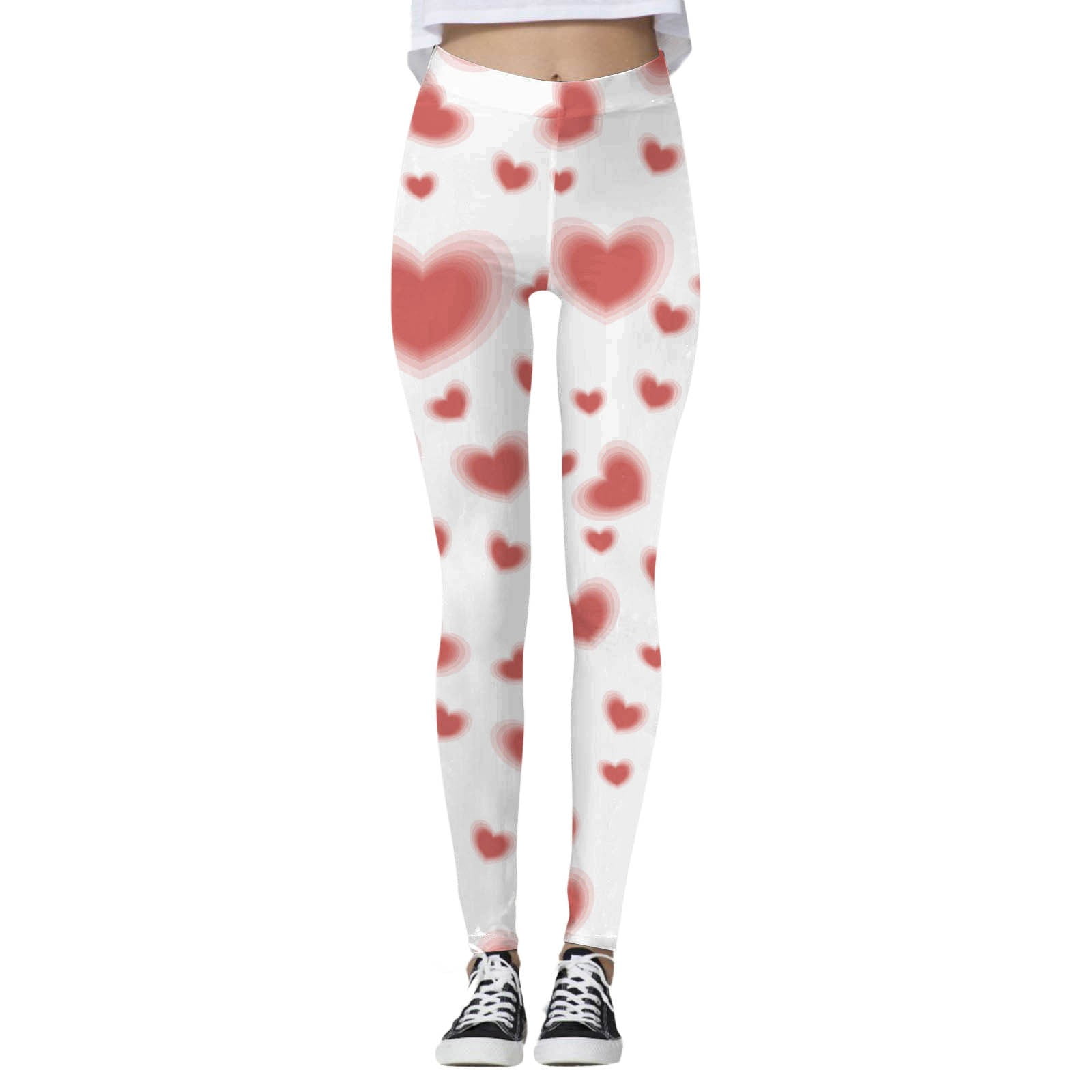 LIhncine Leggings For Women Women's Valentine's Day Casual Printed Love ... LIhncine Leggings For Women Women's Valentine's Day Casual Printed Love ...
