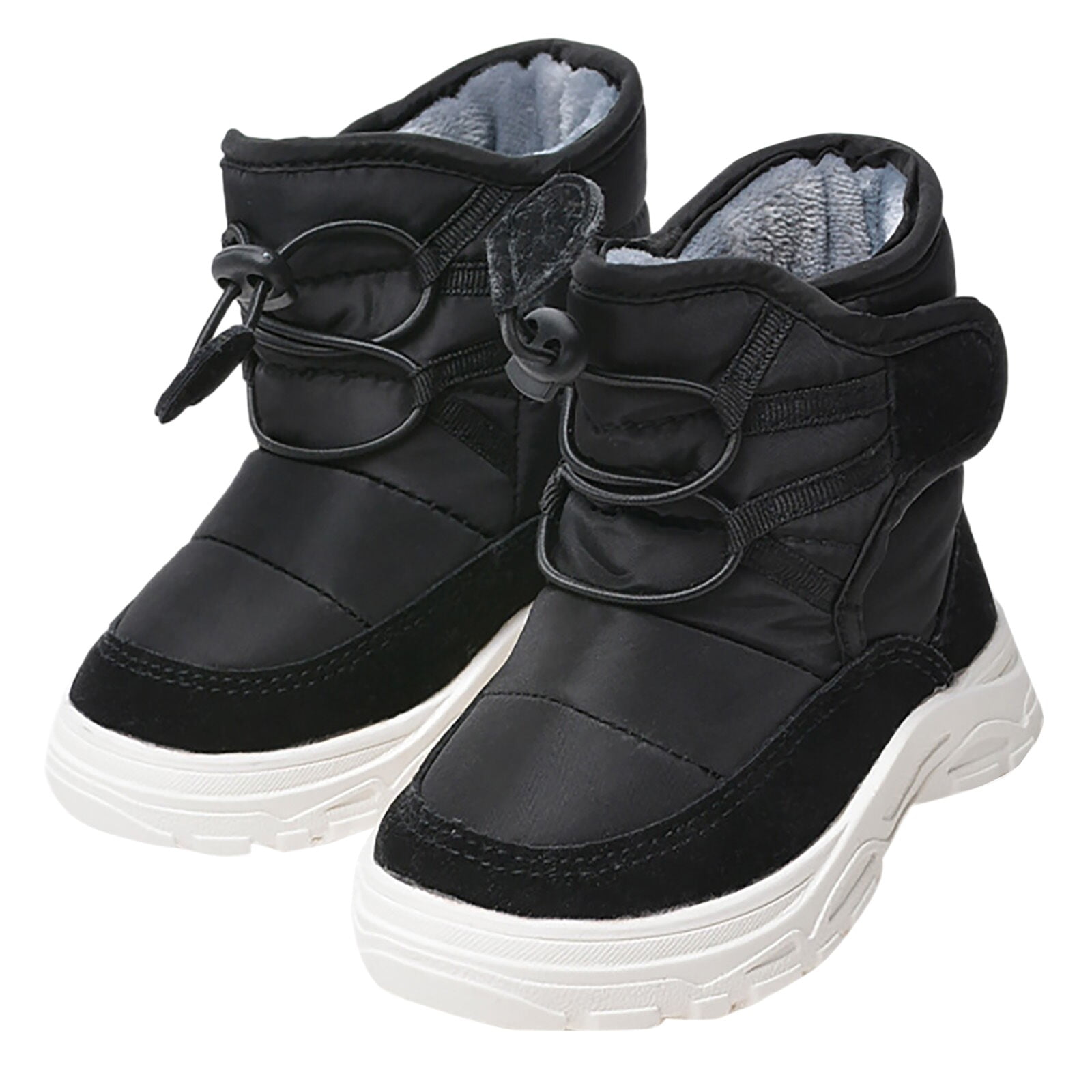 LIhncine Toddler Boy Snow Boots Outdoor Waterproof Winter Kids Shoes ...