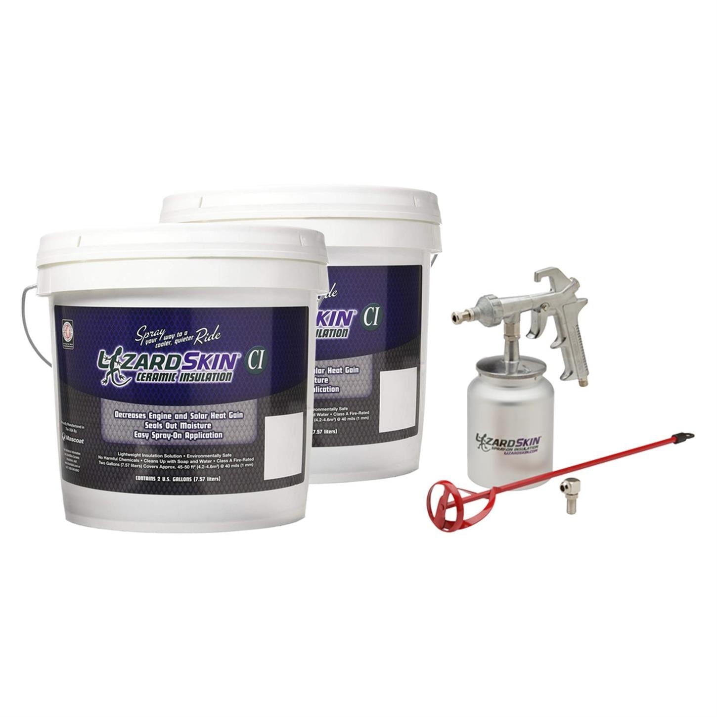 LIzardSkin Ceramic Insulation Kit with Spray Gun – 4 Gallon - Walmart.com