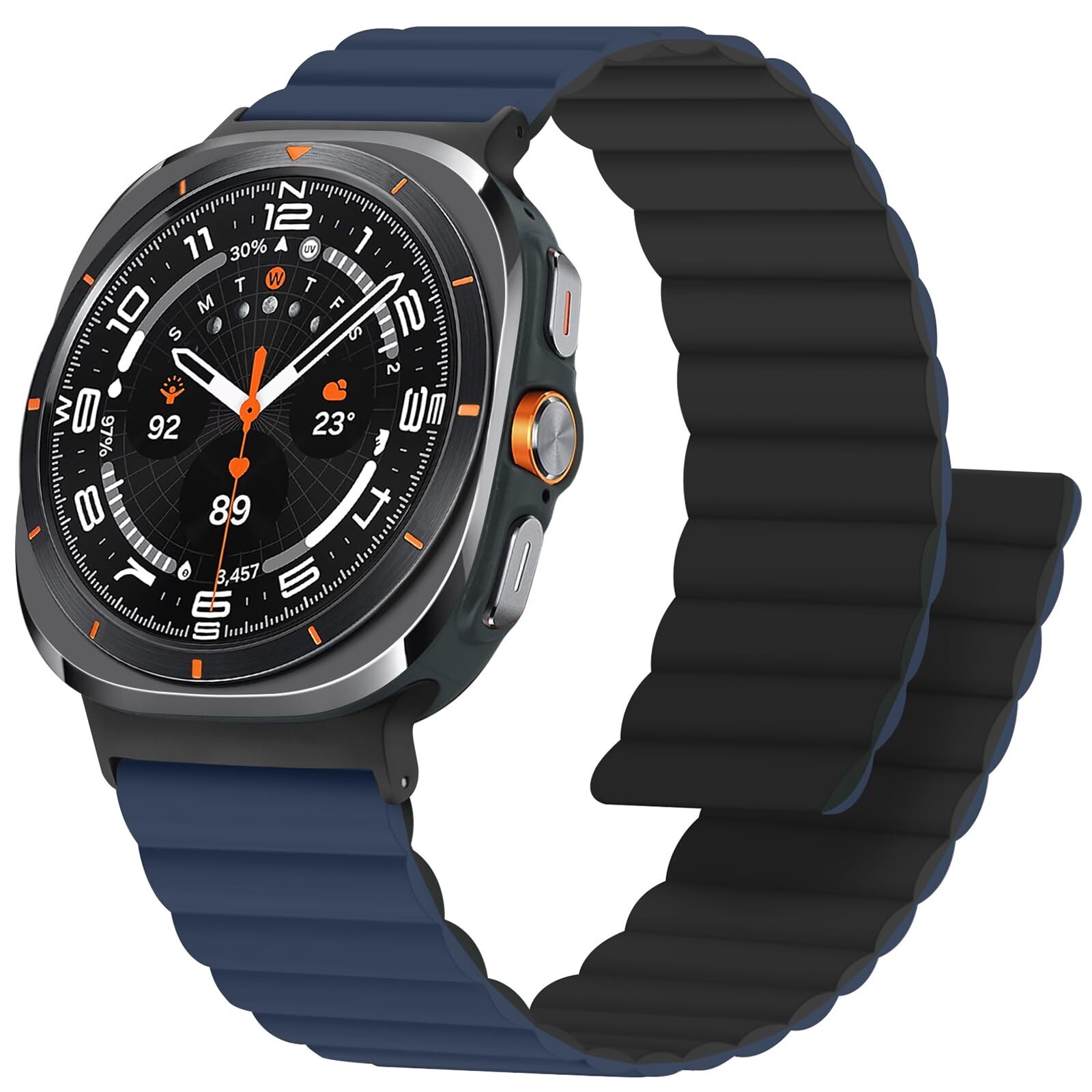 LJ Magnetic Bands Compatible with Samsung Galaxy Watch 8 Band 44mm 40mm ...