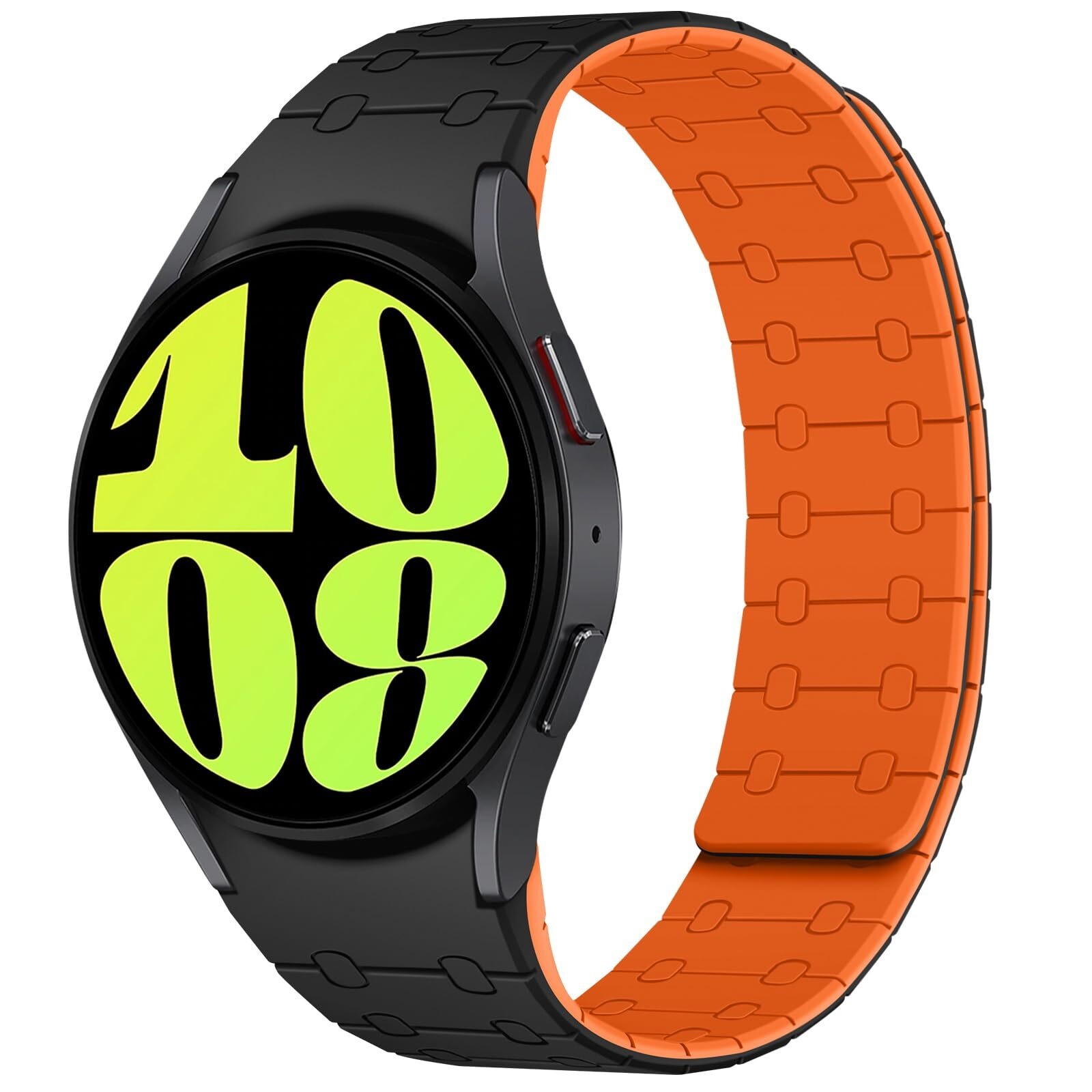 LJ No Gap Band Compatible with Samsung Galaxy Watch 8 Band 40mm 44mm ...