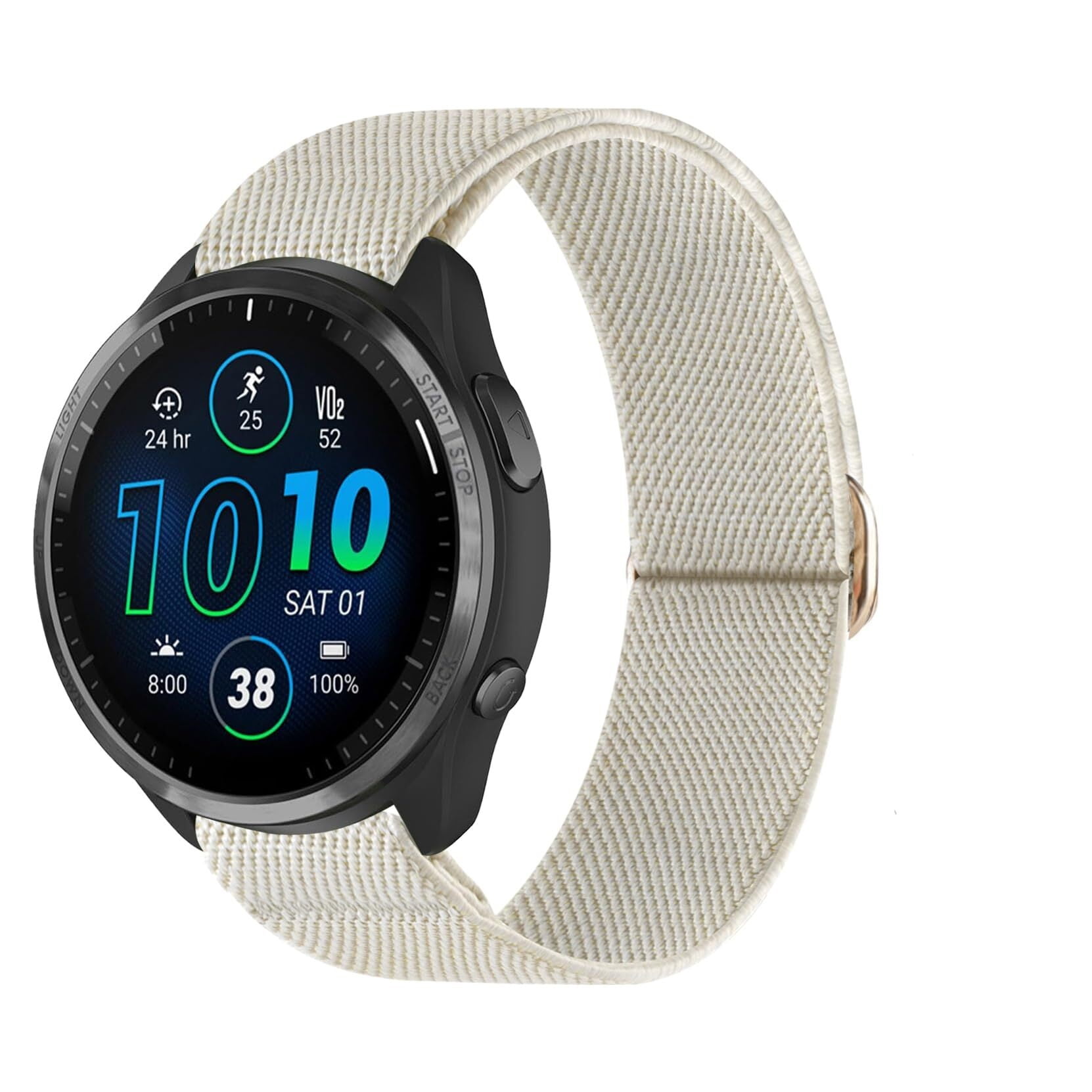 LJ Sports nylon watch strap compatible with Garmin Forerunner 970 strap ...