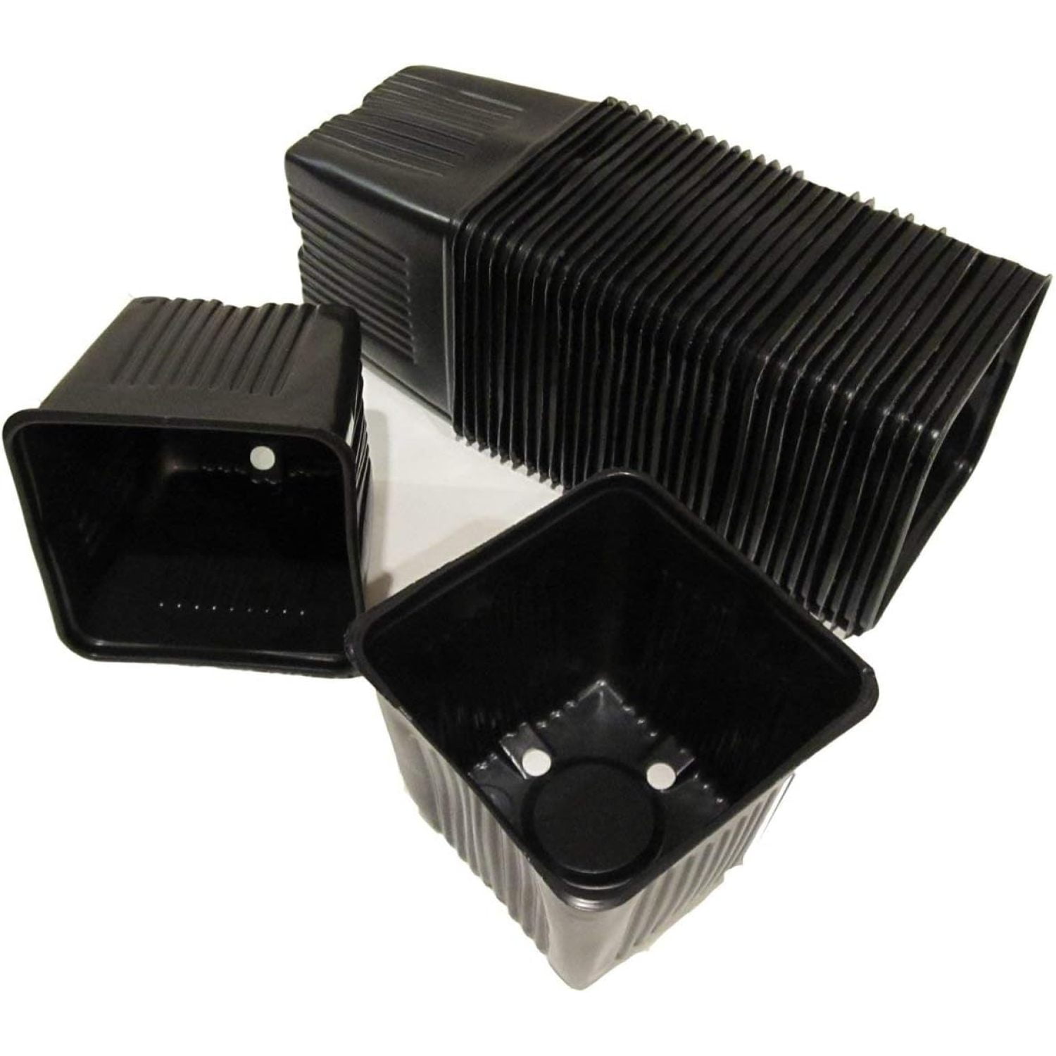 LJCP Durapot Square Plastic Nursery Pots, 4" - Qty. 50 - Walmart.com