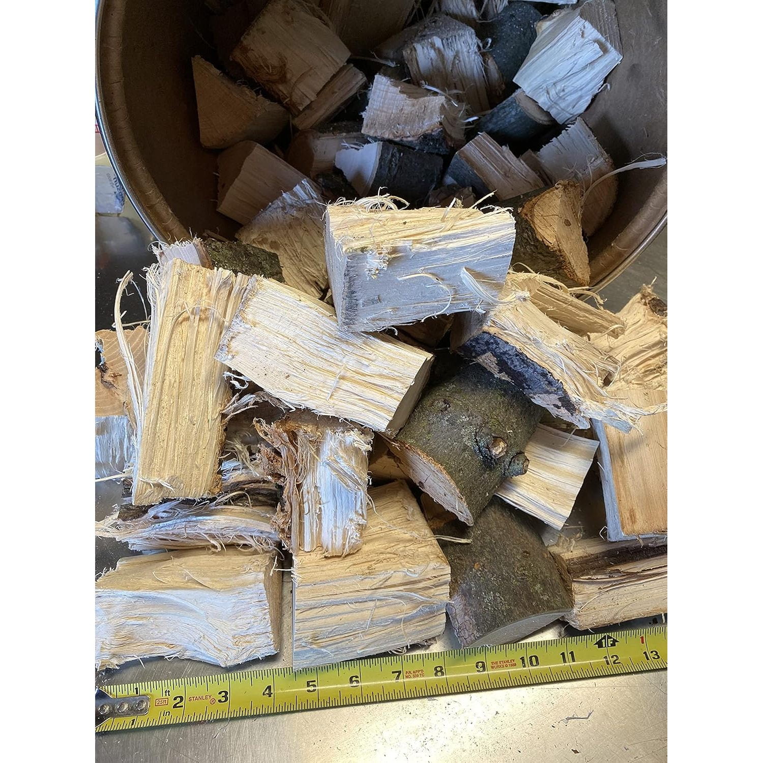 LJCP Fox Peak Hickory Wood Chunks Smoking BBQ Grilling Cooking Smoker 5 ...