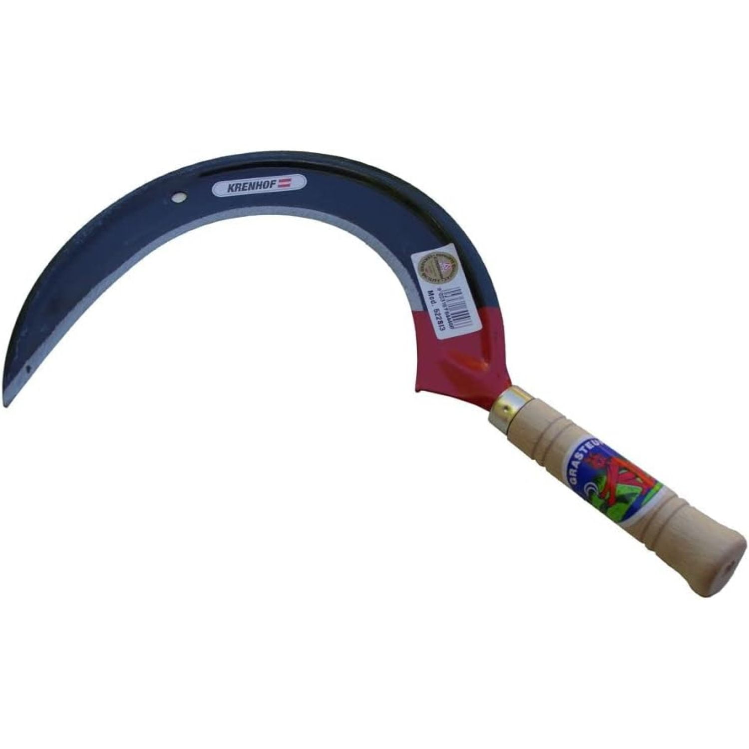 LJCP Krenhof/Offner Hand Scythe - Reaping Sickle Shorter Rounder ...