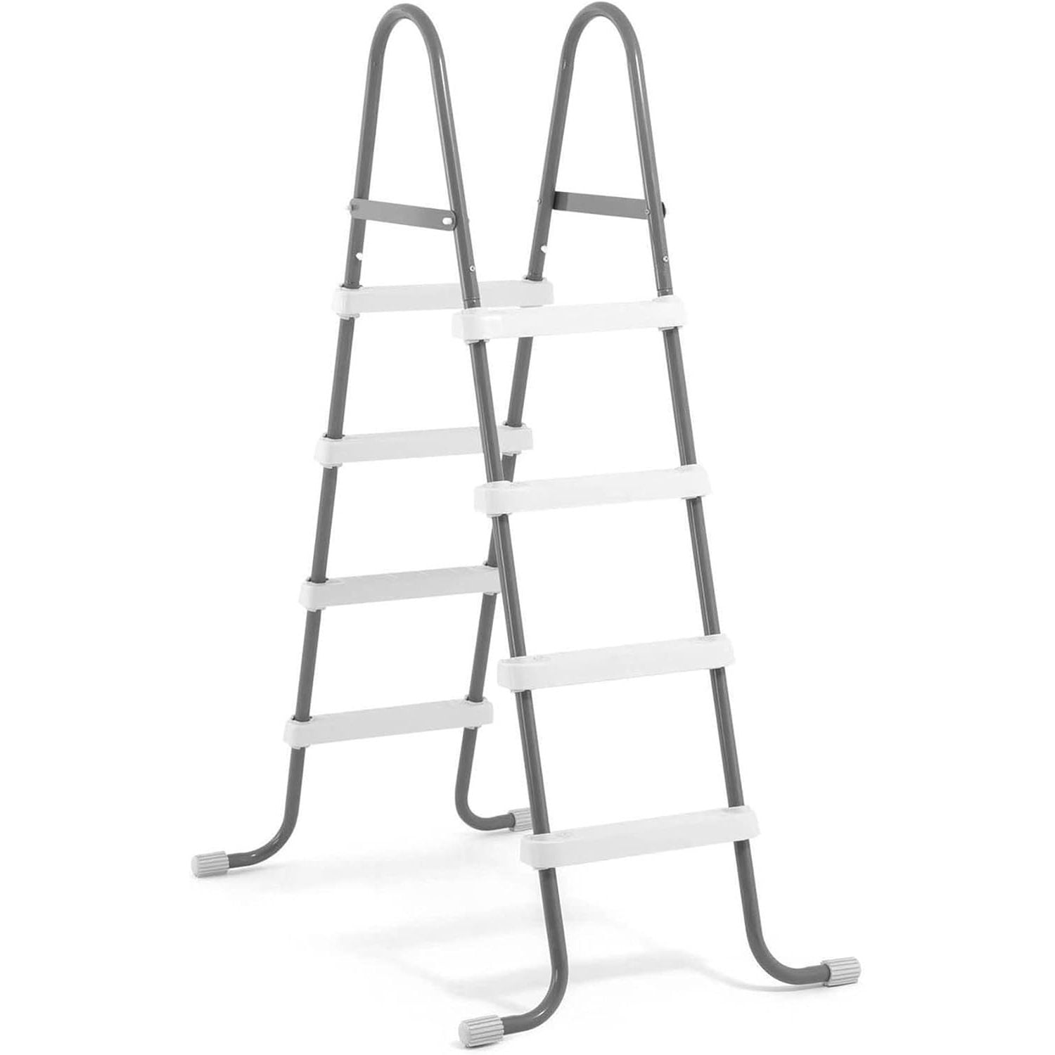 LJCP Steel Frame Above Ground Swimming Pool Entry/Exit Ladder for 48 ...