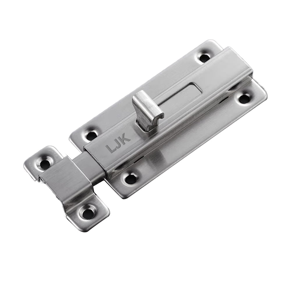 LJK Latch bars of metal, Heavy Duty Door Latch with Padlock Hole ...