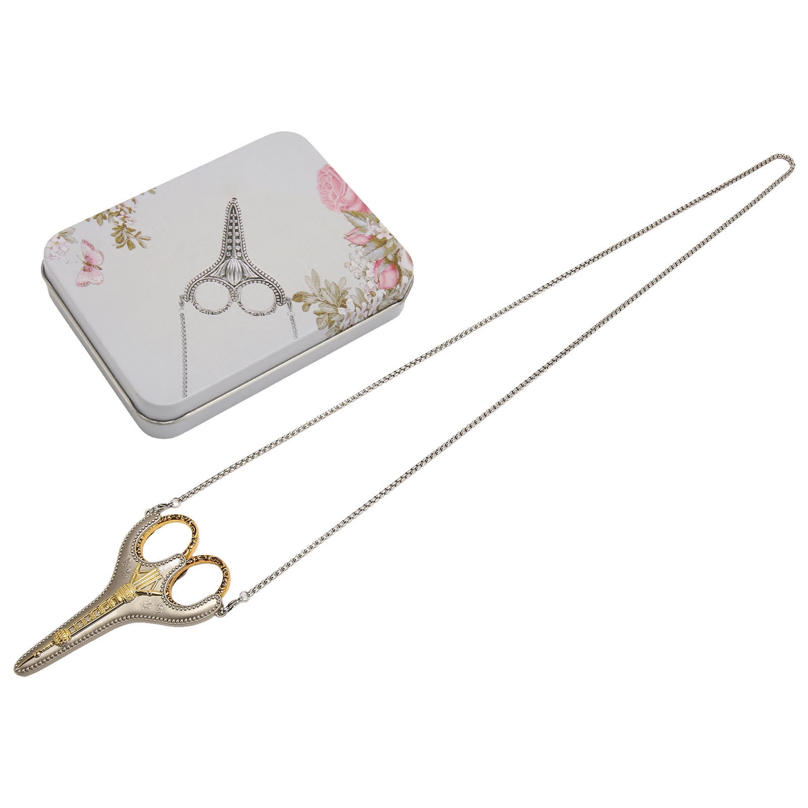 LJT Retro Embroidery Scissors Kit Stainless Steel Sewing Scissors with ...