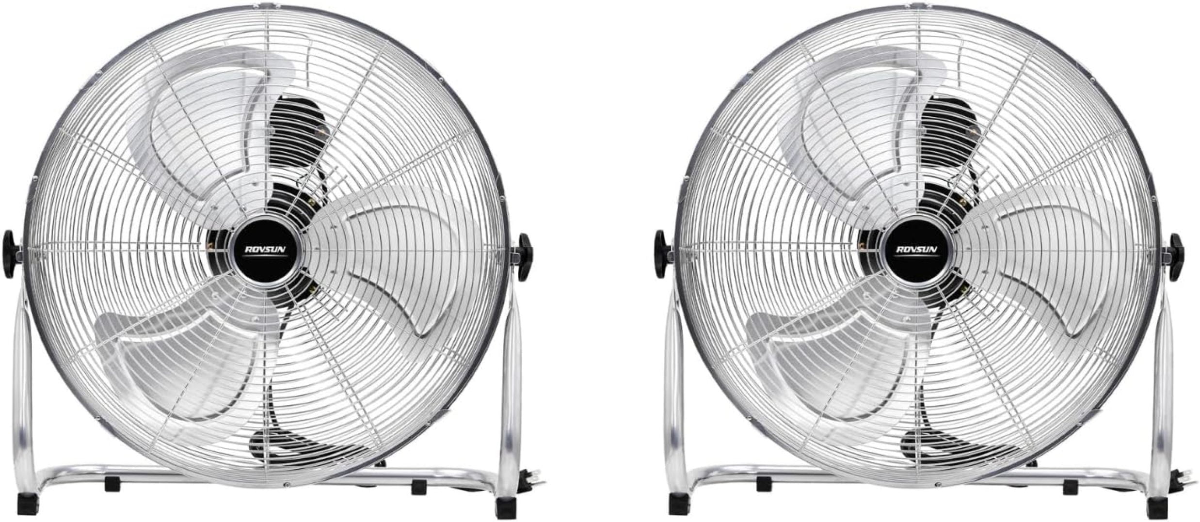 LJUP 12'' Floor Fans, High Velocity Heavy Duty Metal Industrial Floor ...