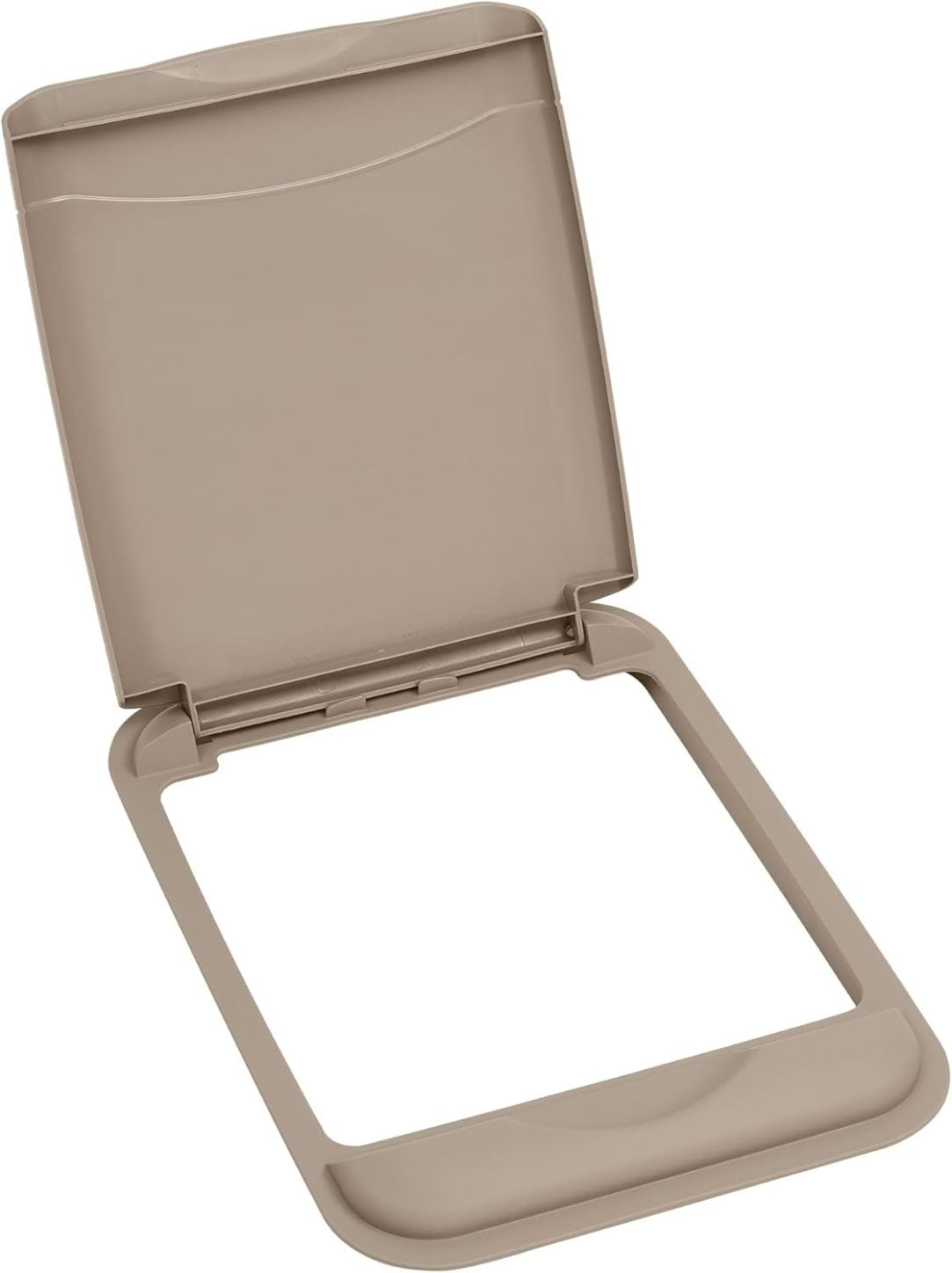 LJUP 35 Qt Polymer Plastic Trash Can Replacement Lid for Kitchen or ...