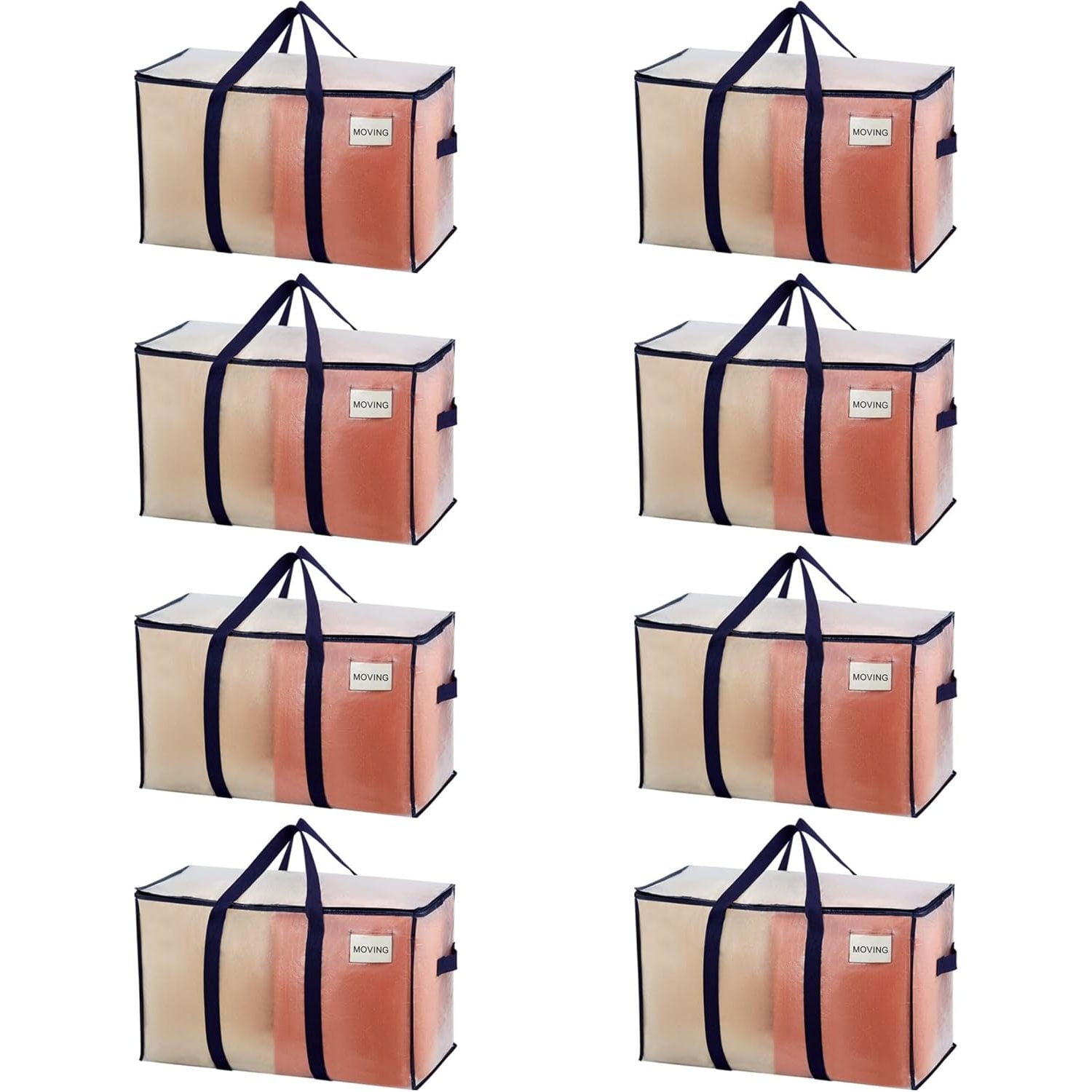 LJUP 8 Pack Moving Bags, Heavy Duty, Moving Boxes Alternative, Packing ...