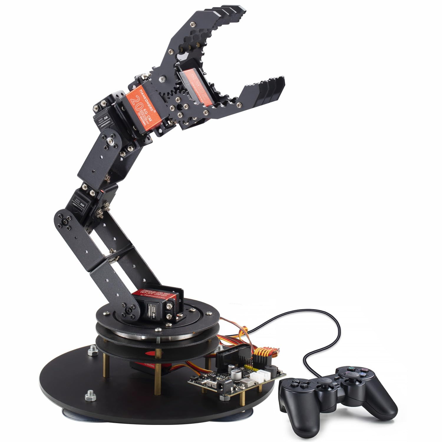 LK COKOINO 6-Axis Metal Robot Arm Kit with Joystick Control for Arduino ...