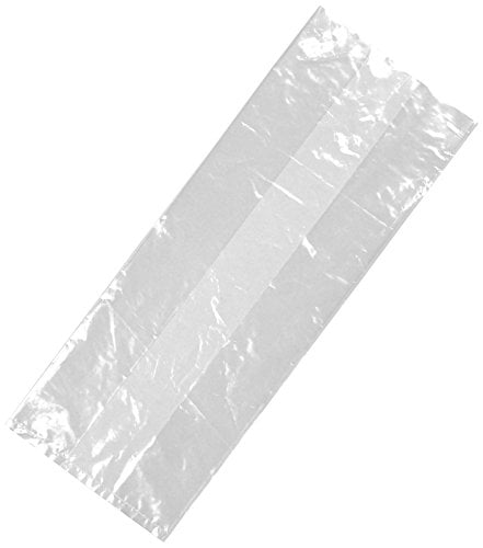 LK Packaging 8" x 4" x 18" 0.6 mil TUF-R Linear LDPE Gusset Plastic ...