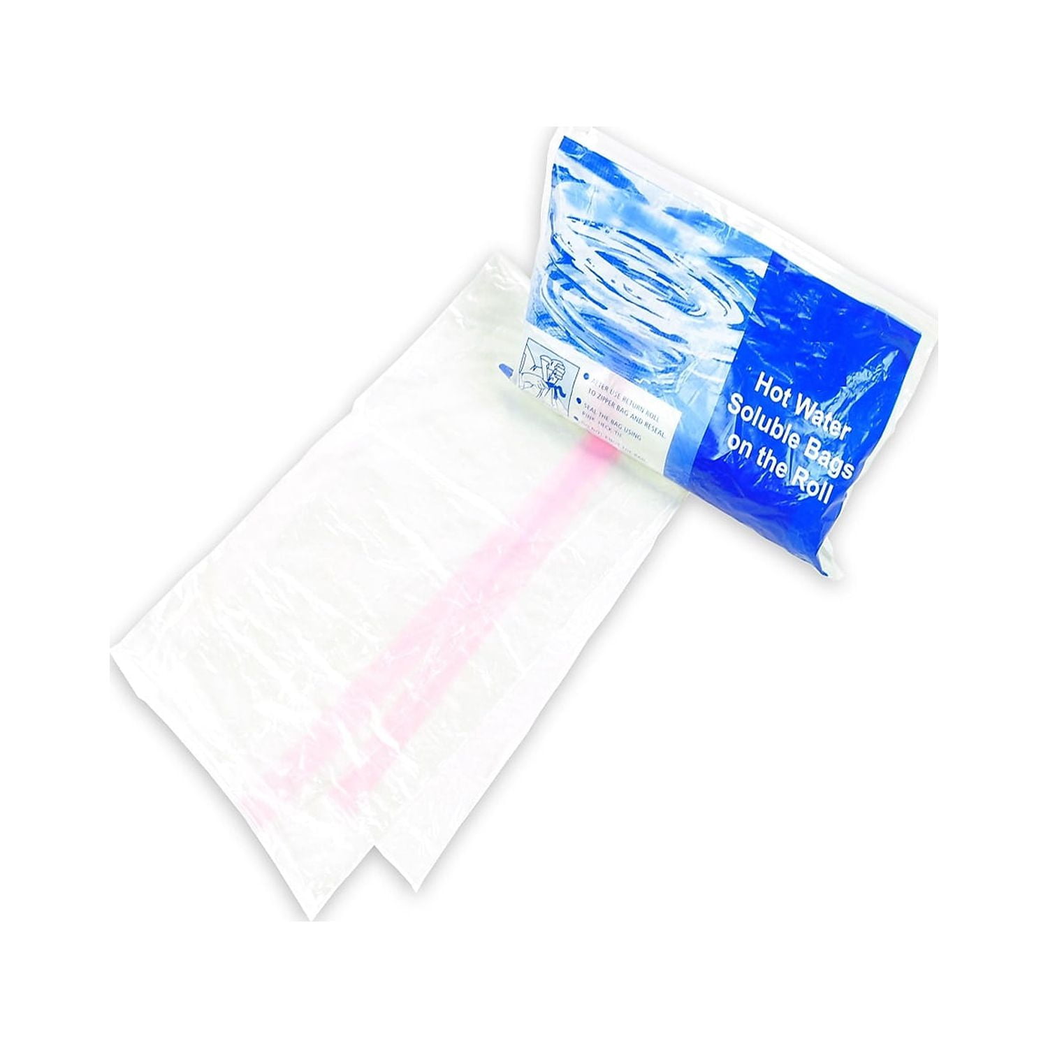 LK Packaging Elkay Water Soluble Bag 36" x 39" Transparent Green 100 ...