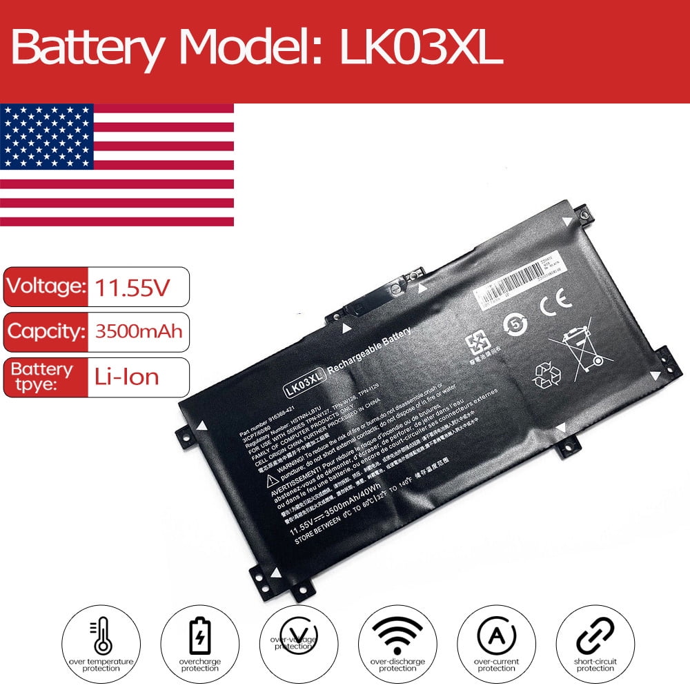 LK03XL Laptop Battery for HP Envy 17-ae130ng 17-AE102NC 17-AE103NF 17 ...