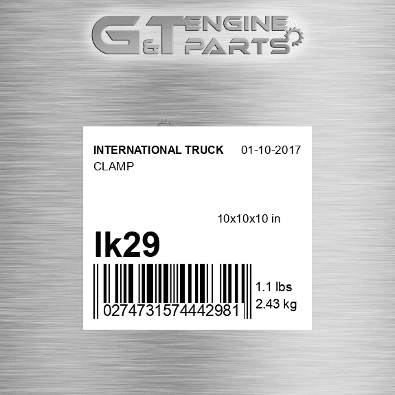 LK29 CLAMP fits INTERNATIONAL TRUCK (New OEM) - Walmart.com