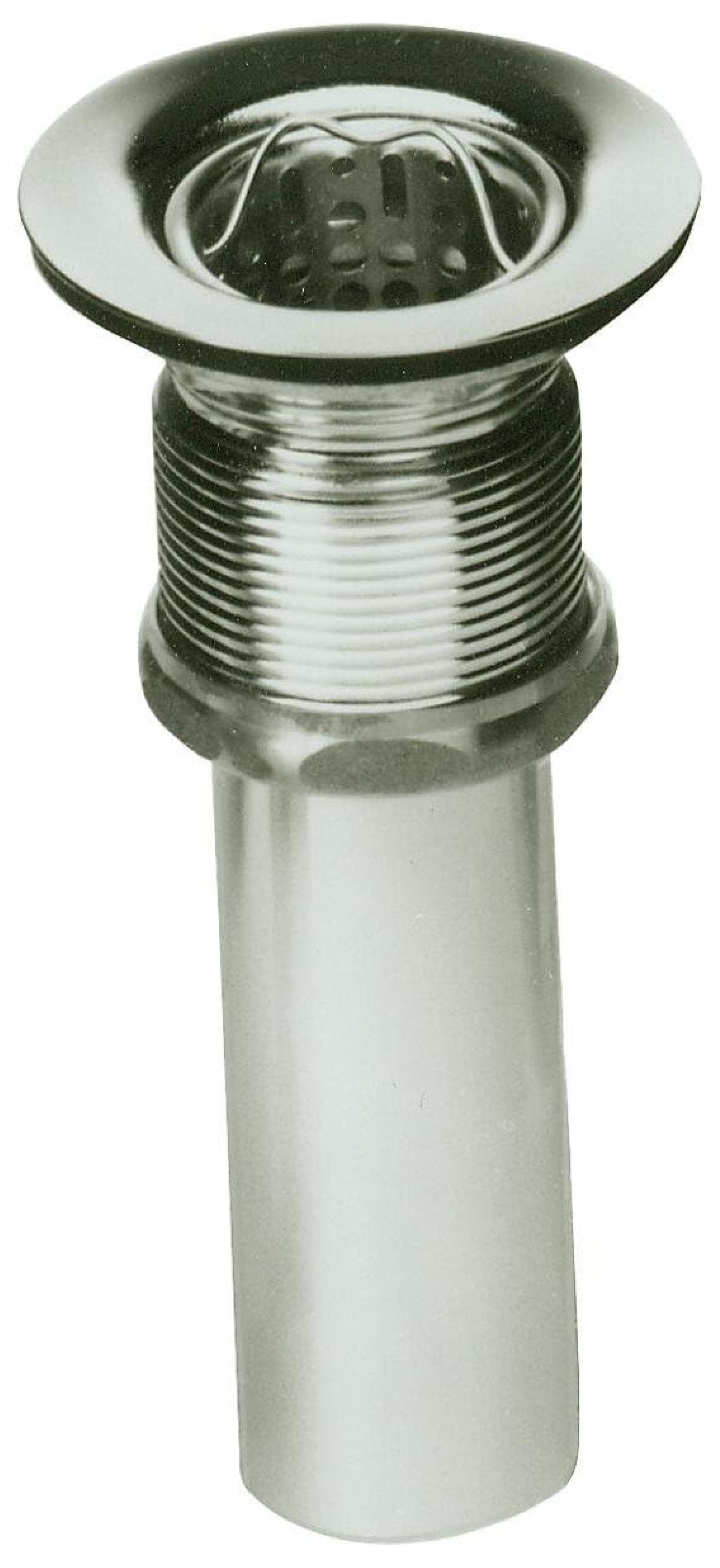 LK36 2" Drain Fitting with Plated Brass Body and Deep Stainless Steel ...