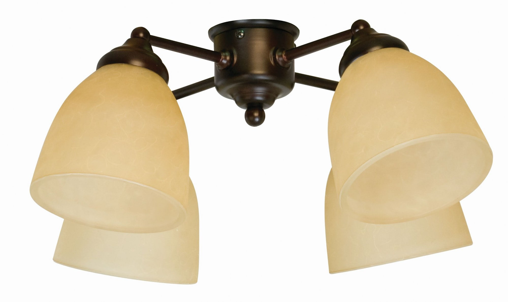 LK400-OB-LED-Craftmade Lighting-Accessory - 36W 4 LED Universal Fan Light Kit-19.25 Inches Wide ...