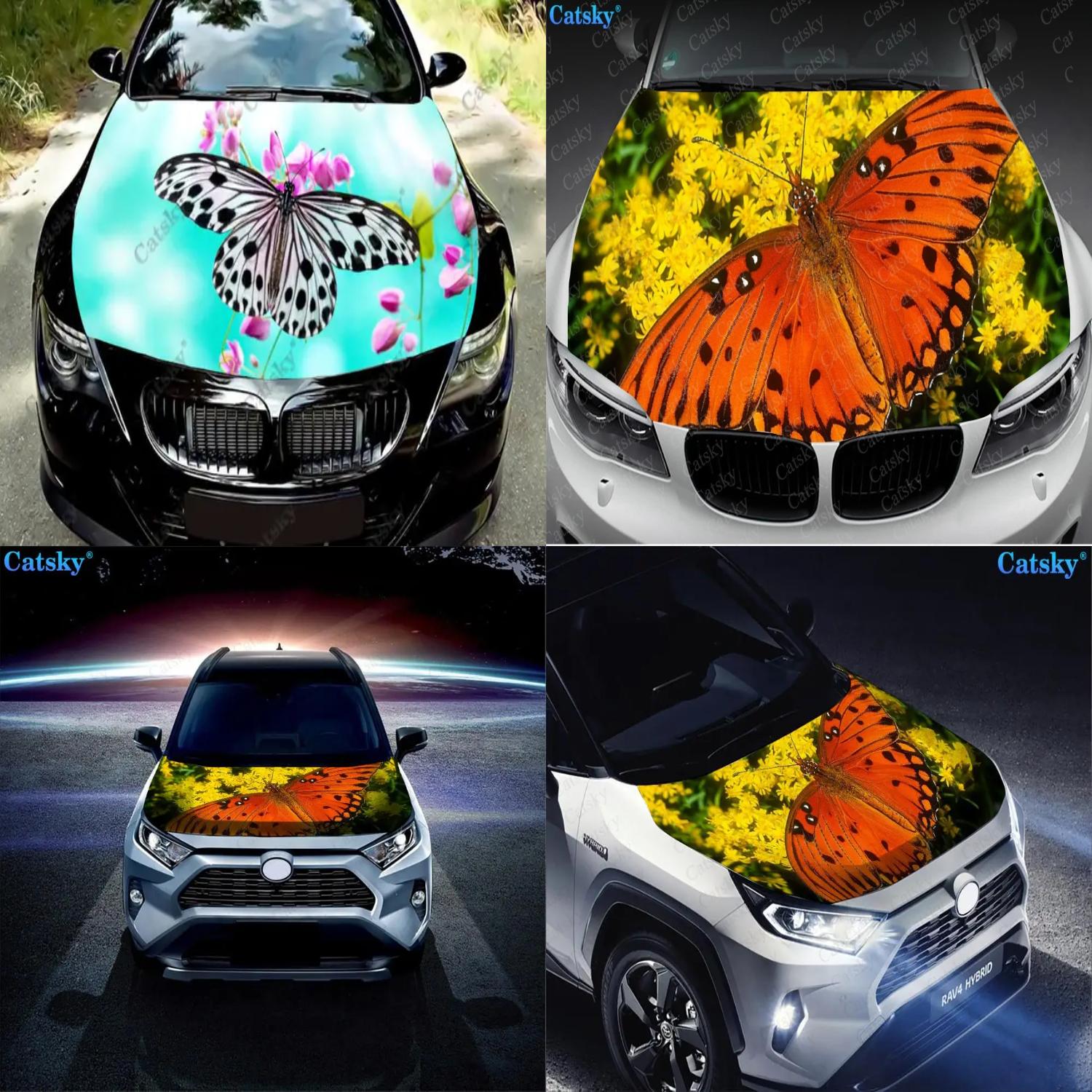 LKENANZH Animal Custom Car Hood Vinyl Sticker Wrap Film Engine Cover ...