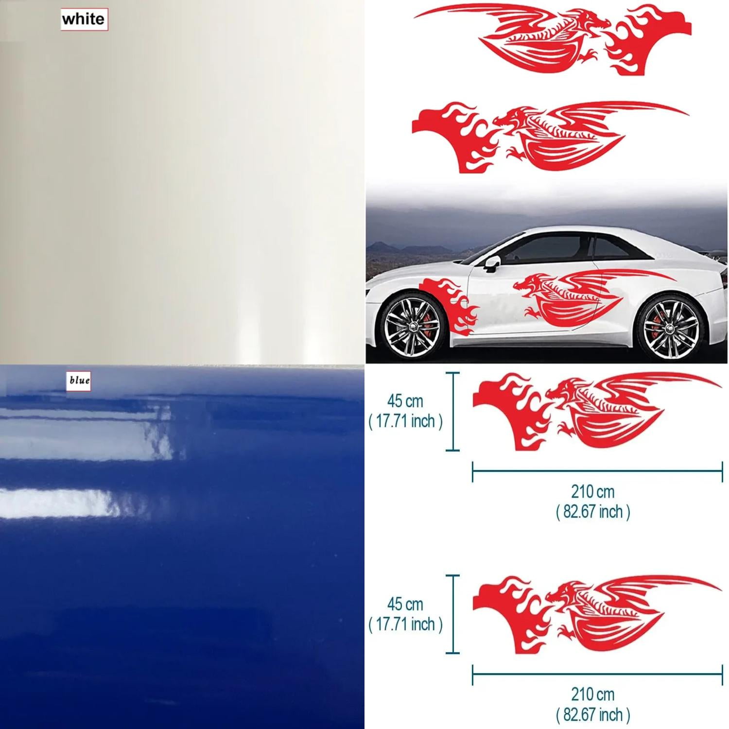 LKENANZH Fire-Breathing Dragon Graphics Car Side Body Vinyl Decal ...