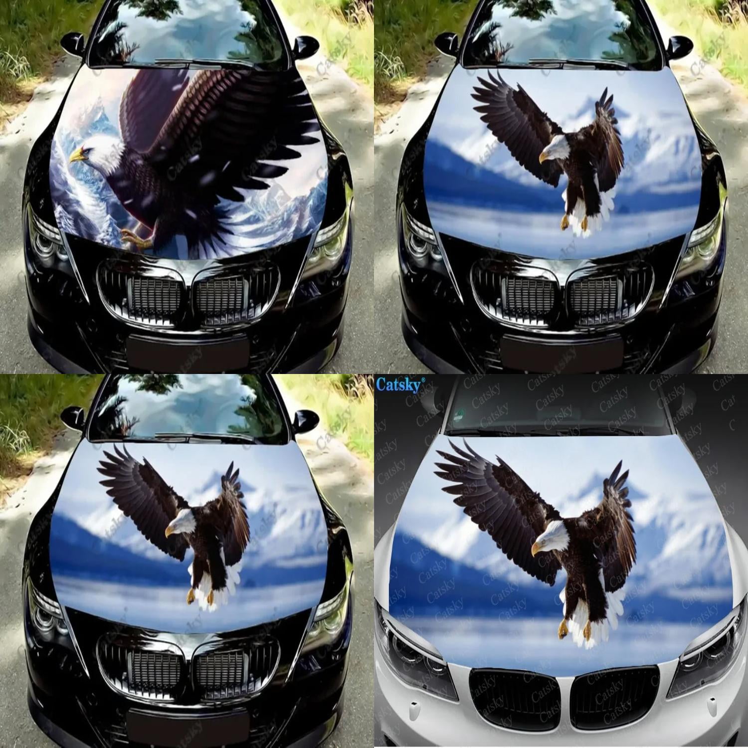 LKENANZH Flight of the Eagle Car Hood Vinyl Stickers Wrap Vinyl Film ...
