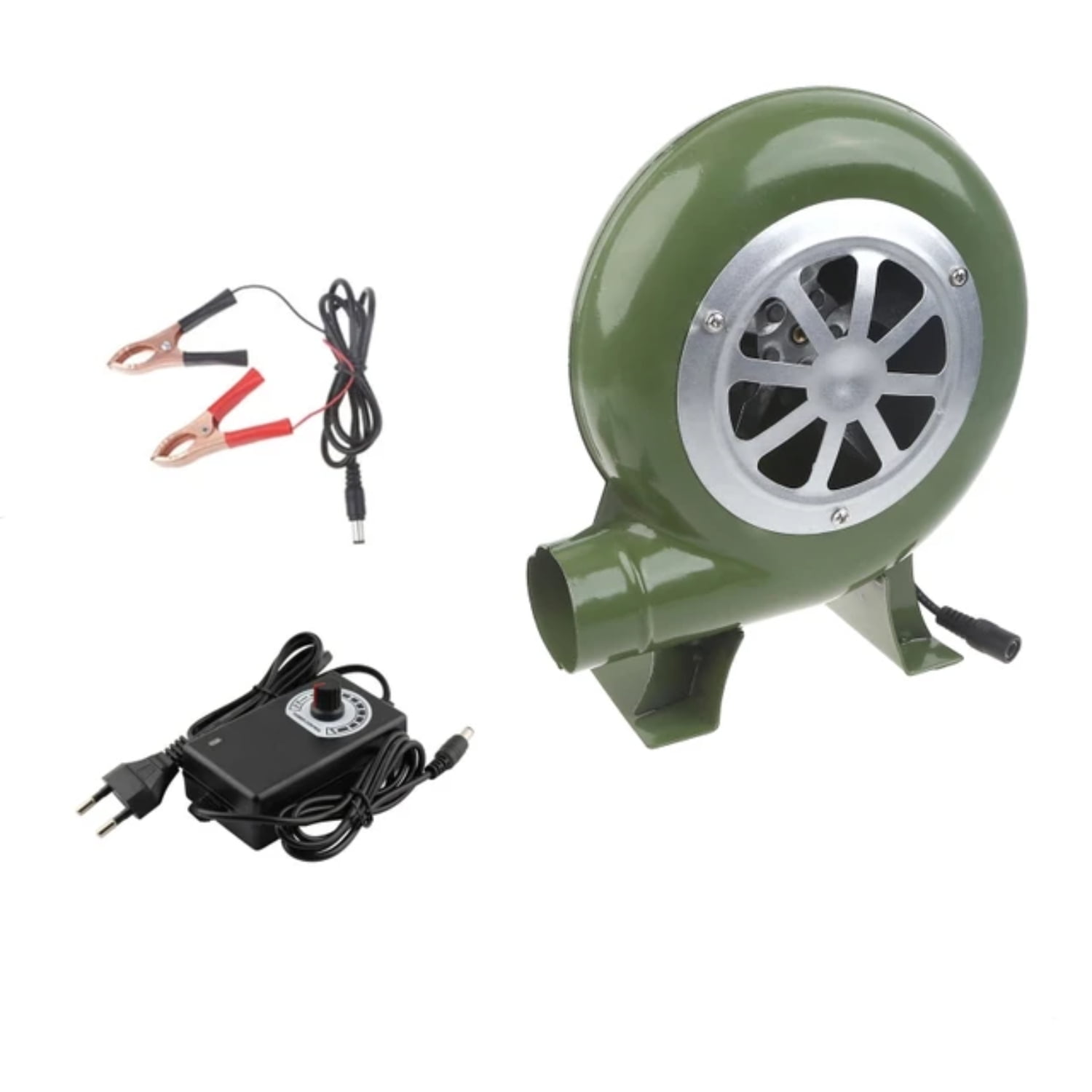 LKENANZH Portable BBQ Fan Air Blower Barbecue Camping Cooking DC12V ...