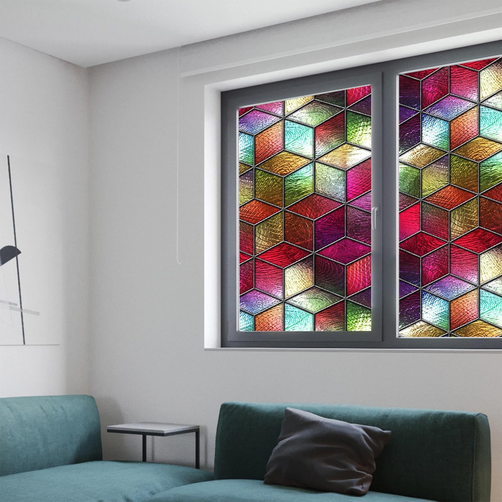 LKHLAO Adhesive Painted Electrostatic Window Paper Customized Size ...