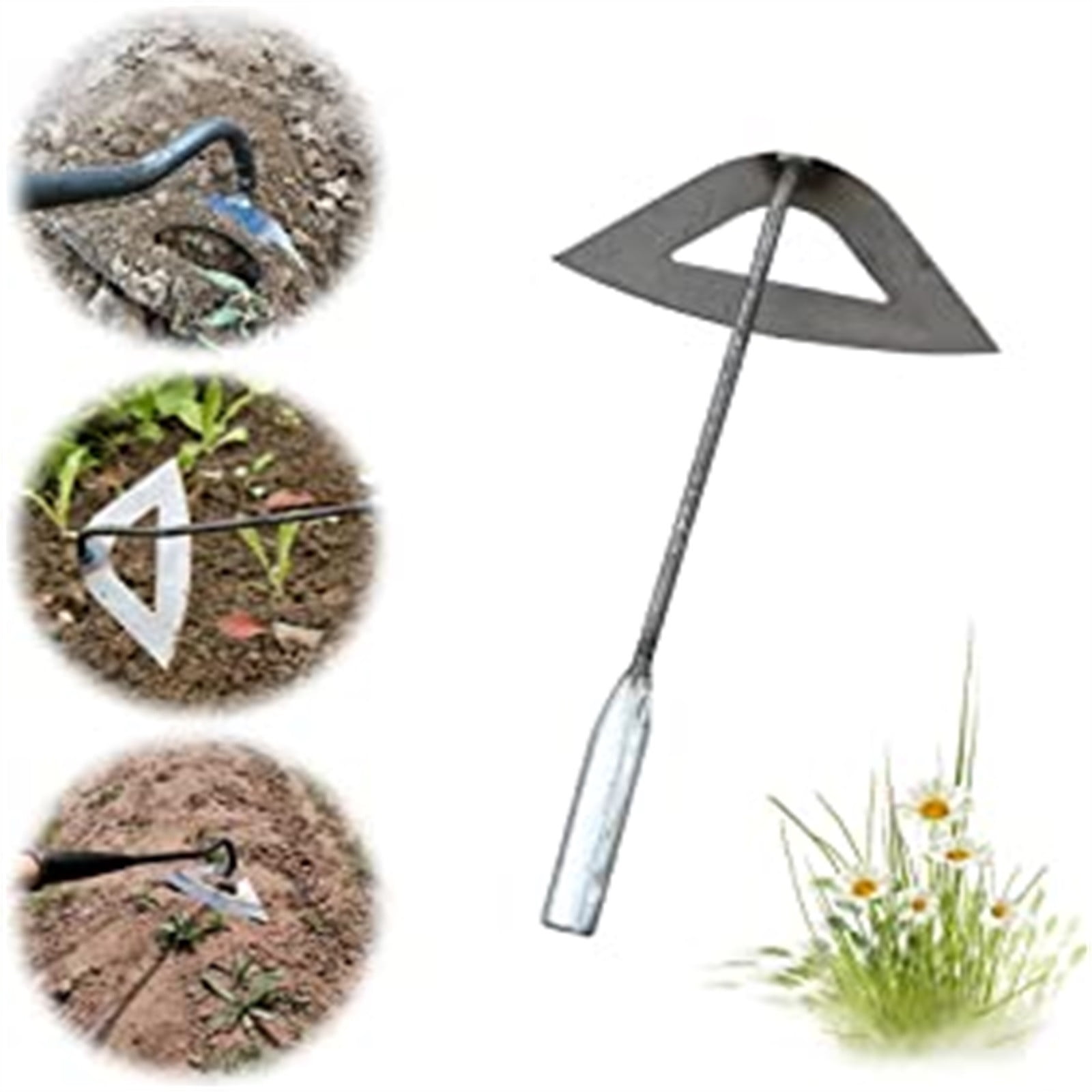 LKHLAO Garden Hoe Steel Plate Hoe For Weeding Flowers Outdoor Hoe ...