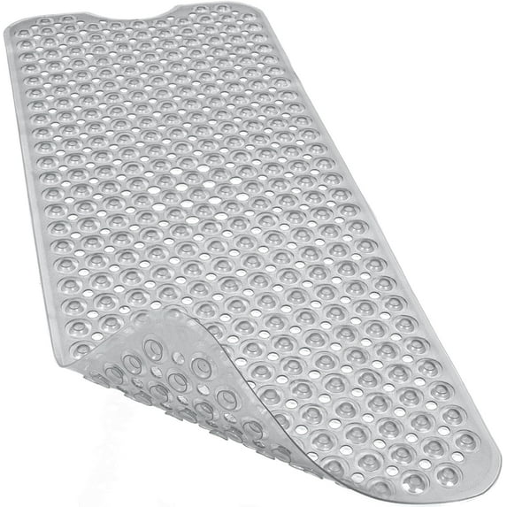 LKIFFA-Bathtub and Shower Mats, 40x16 Inch Extra Large Non Slip Soft ...
